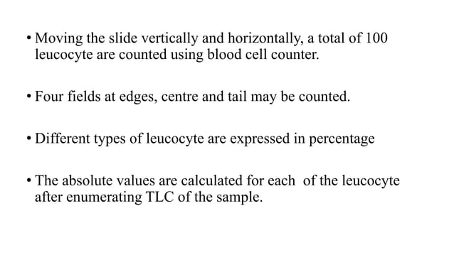 Counting of rbc and wbc | PPTX