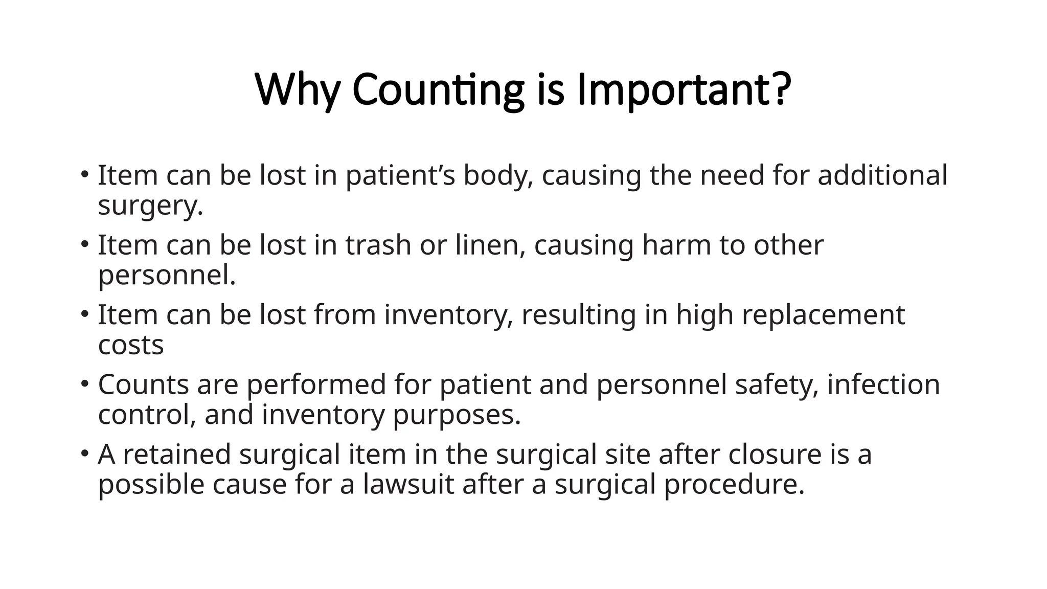 Counting of Sponges, Instruments and Sharps.pptx