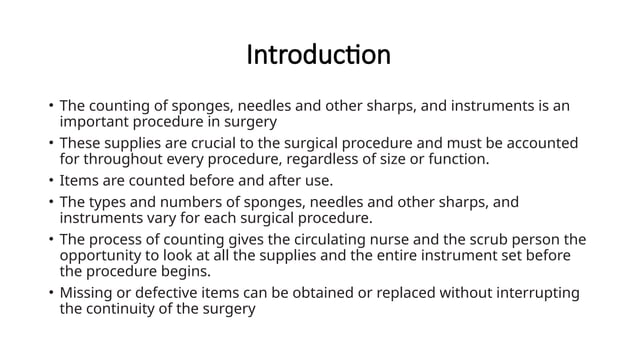 Counting of Sponges, Instruments and Sharps.pptx