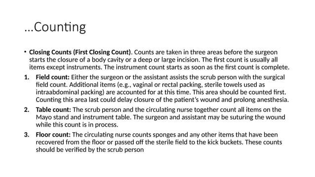 Counting of Sponges, Instruments and Sharps.pptx