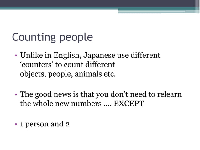 Counting people | PPT