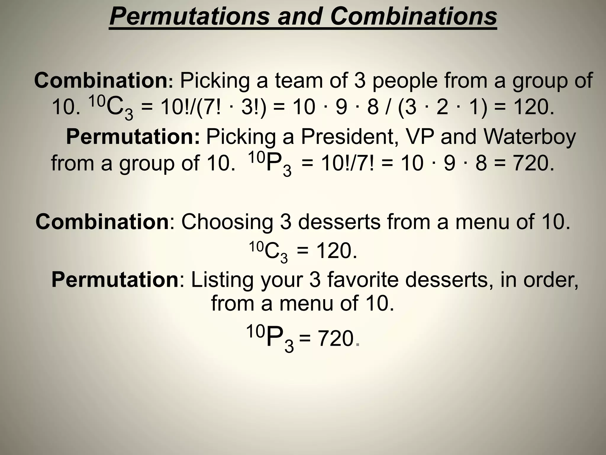 Counting, pigeonhole, permuntation, Permutations and Combination ,Binomial Theorems | PPTX