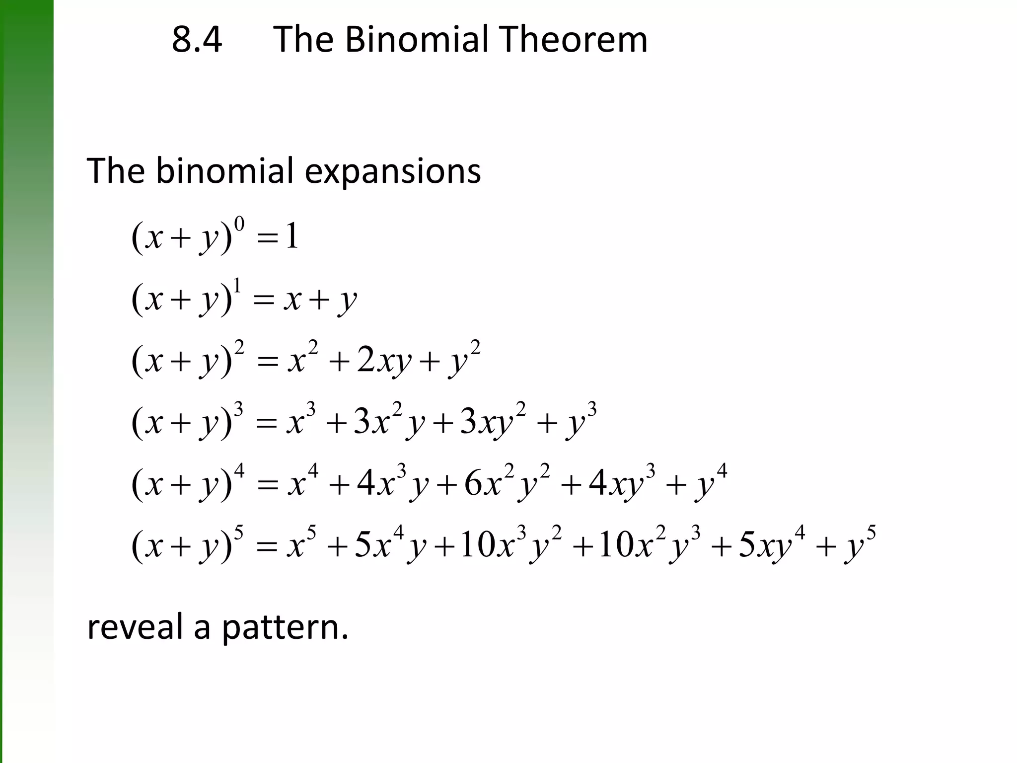 Counting, pigeonhole, permuntation, Permutations and Combination ,Binomial Theorems | PPTX