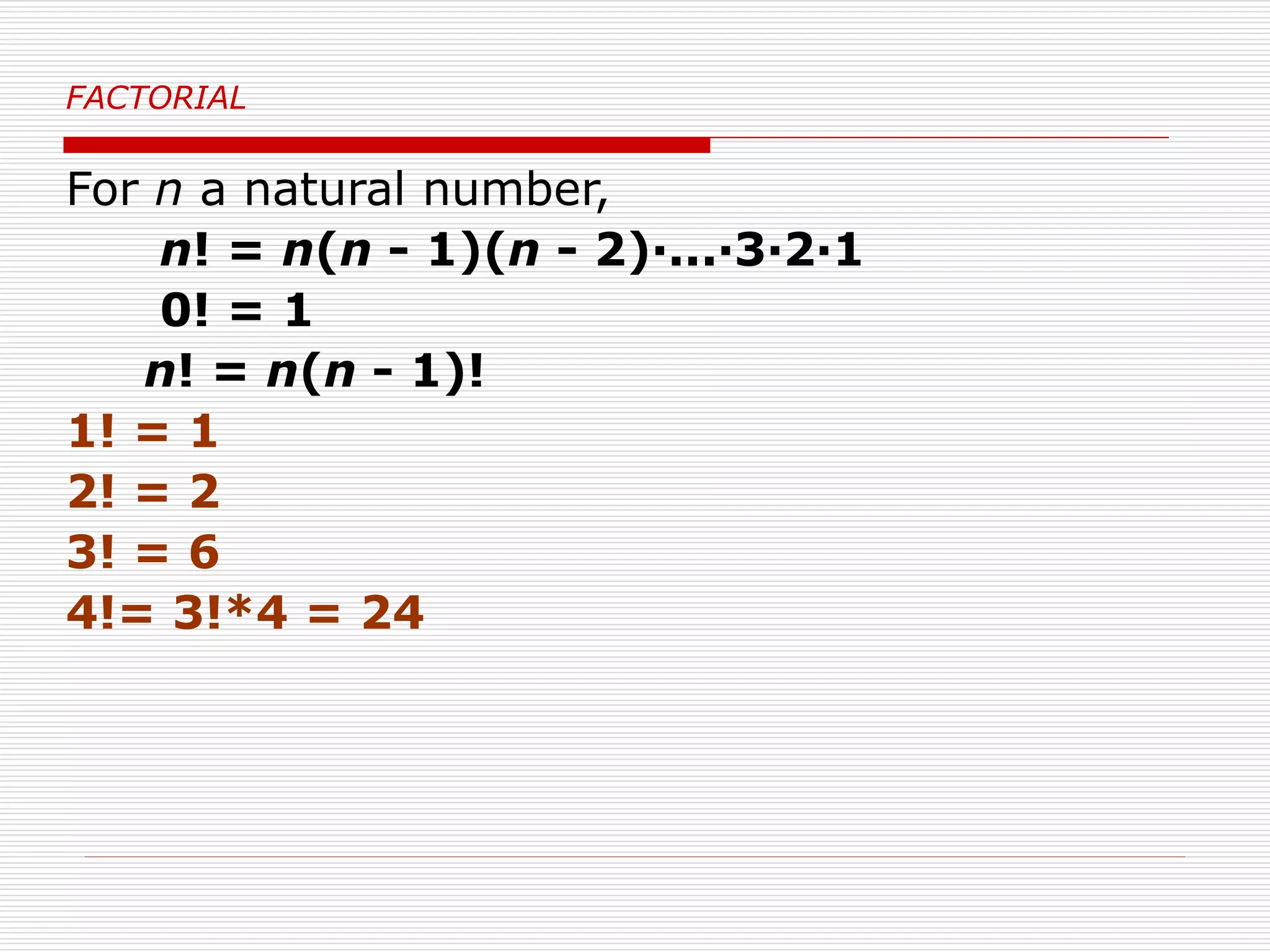 Counting, pigeonhole, permuntation, Permutations and Combination ,Binomial Theorems | PPTX