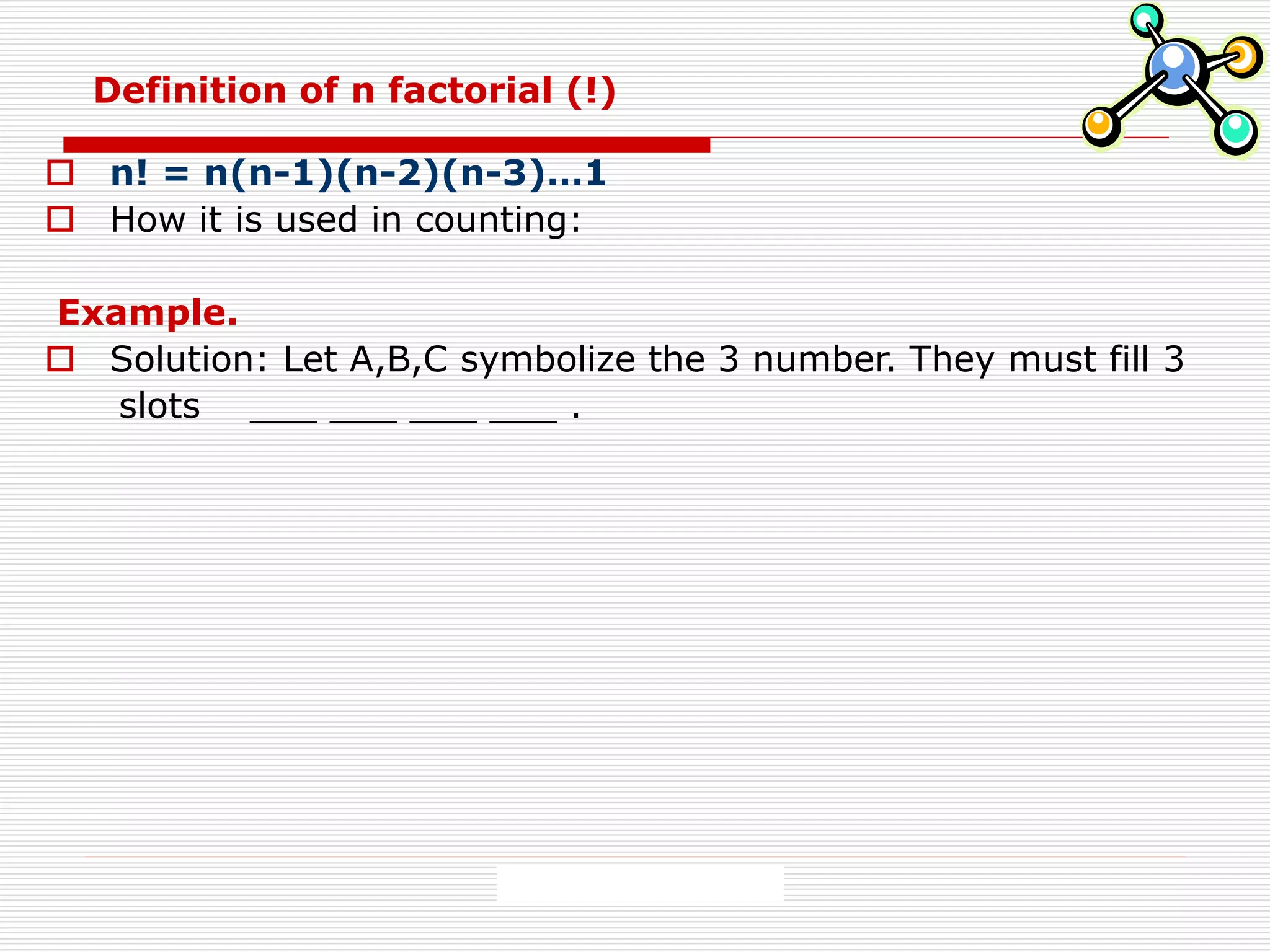 Counting, pigeonhole, permuntation, Permutations and Combination ,Binomial Theorems | PPTX