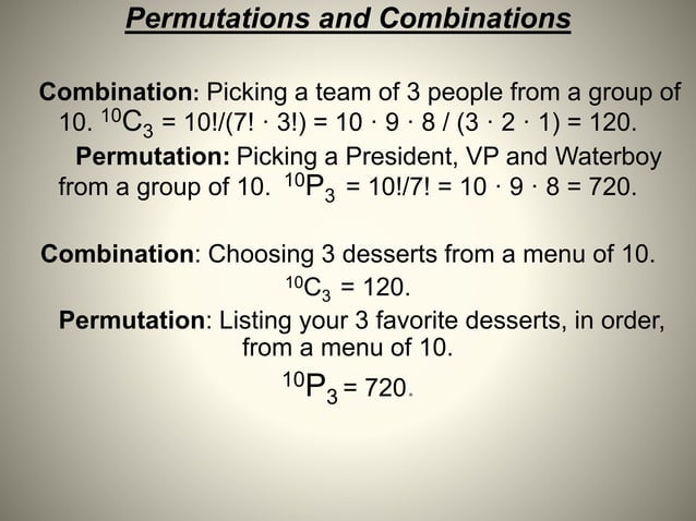 Counting, pigeonhole, permuntation, Permutations and Combination ,Binomial Theorems | PPTX