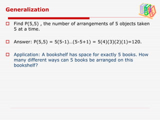 Counting, pigeonhole, permuntation, Permutations and Combination ,Binomial Theorems | PPTX