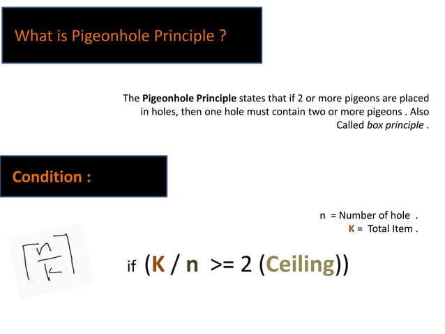Counting, pigeonhole, permuntation, Permutations and Combination ,Binomial Theorems | PPTX