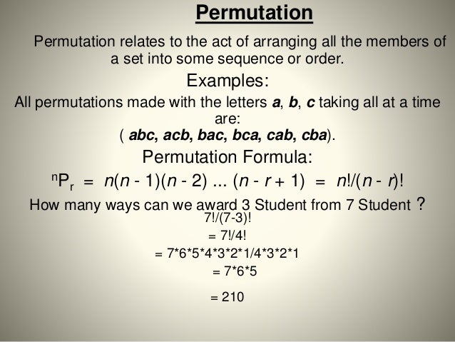 Counting, pigeonhole, permuntation, Permutations and Combination ,Bi…