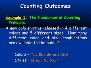 Countingprinciple | PPT