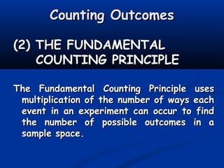 Countingprinciple | PPT