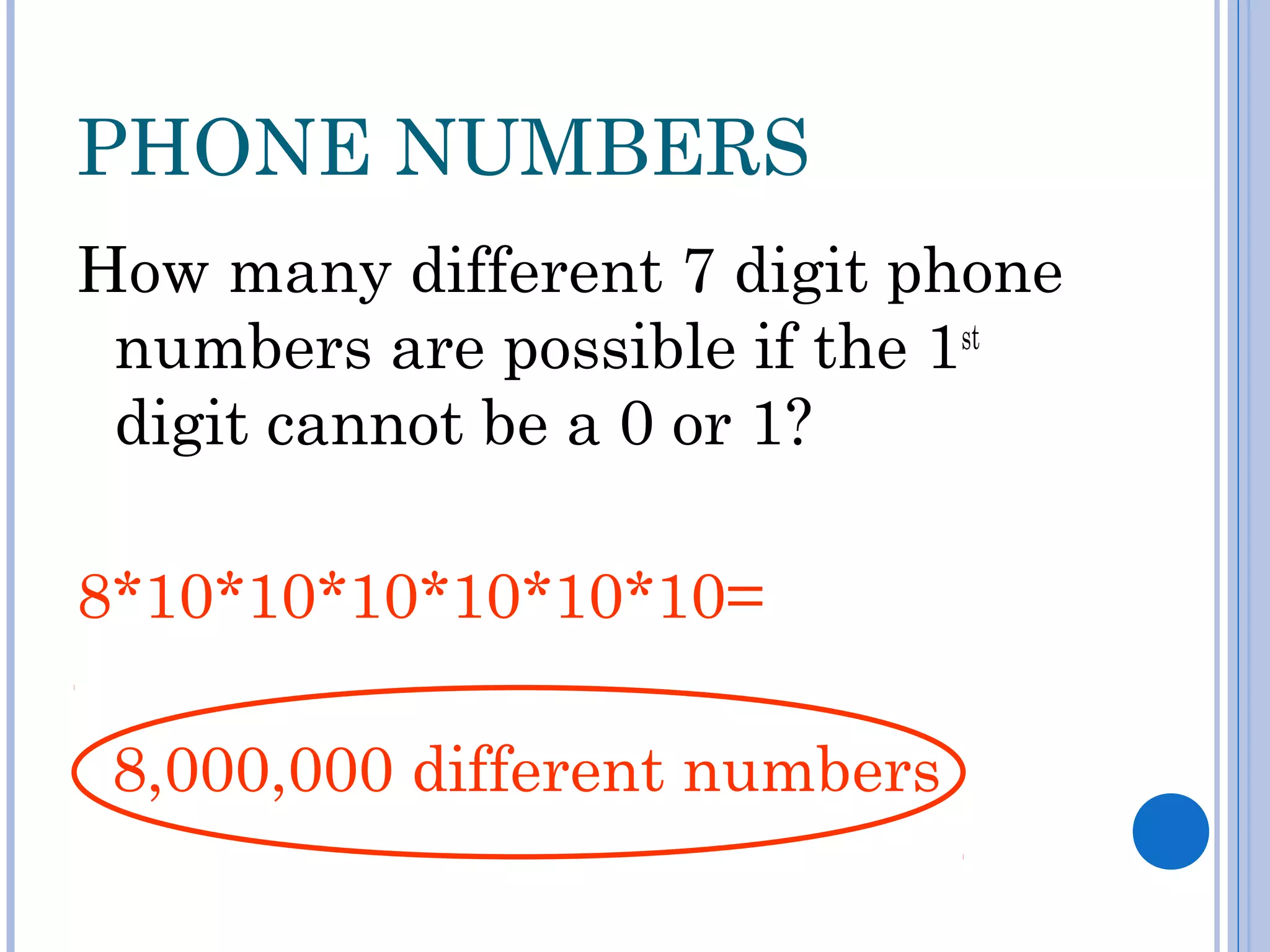 The Fundamental Counting Principle | PPT
