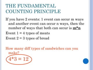 The Fundamental Counting Principle | PPT