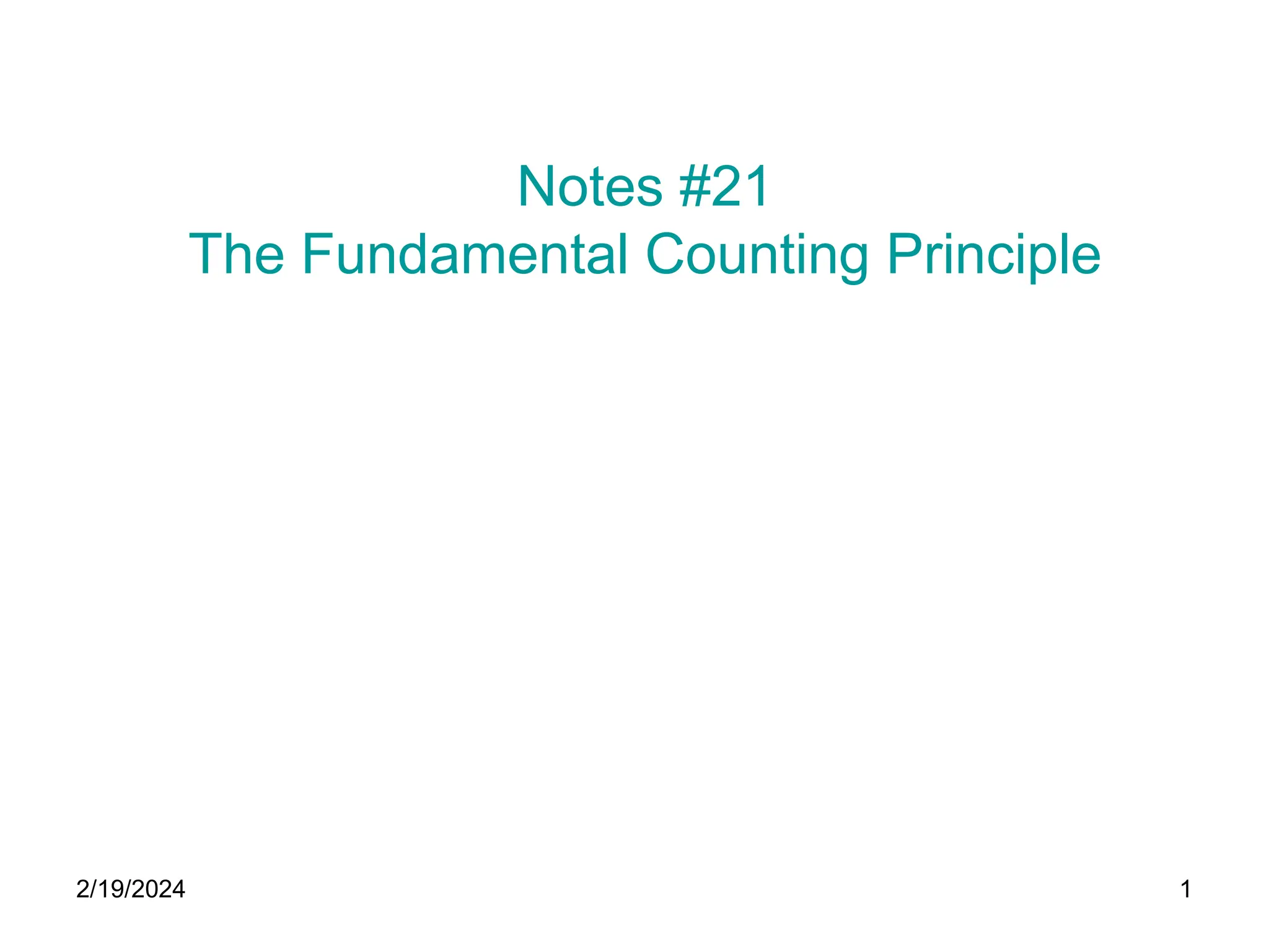 Fundamental Counting Principle Q3 Week 1 | PPT