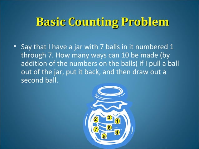 Counting principles lesson | PPT