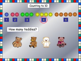 Presentation on Counting of numbers from 1 to 10 | PPT