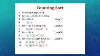Counting sort | PPTX