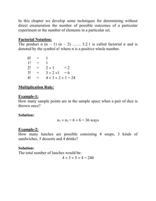 Counting technique | PDF