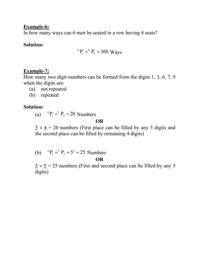 Counting technique | PDF