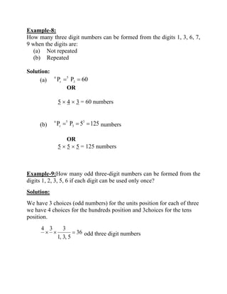 Counting technique | PDF