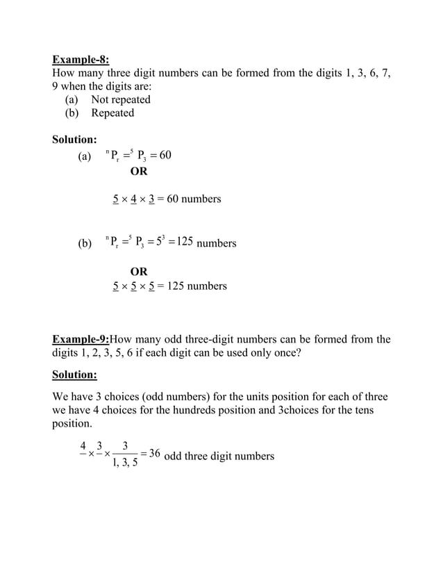 Counting technique | PDF