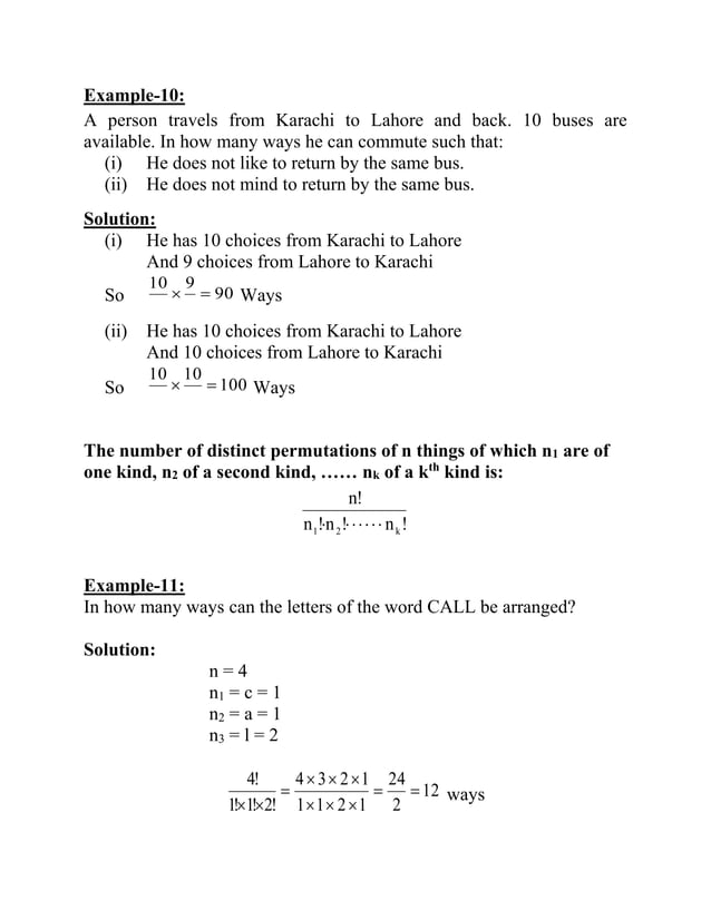 Counting technique | PDF