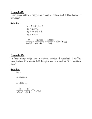 Counting technique | PDF