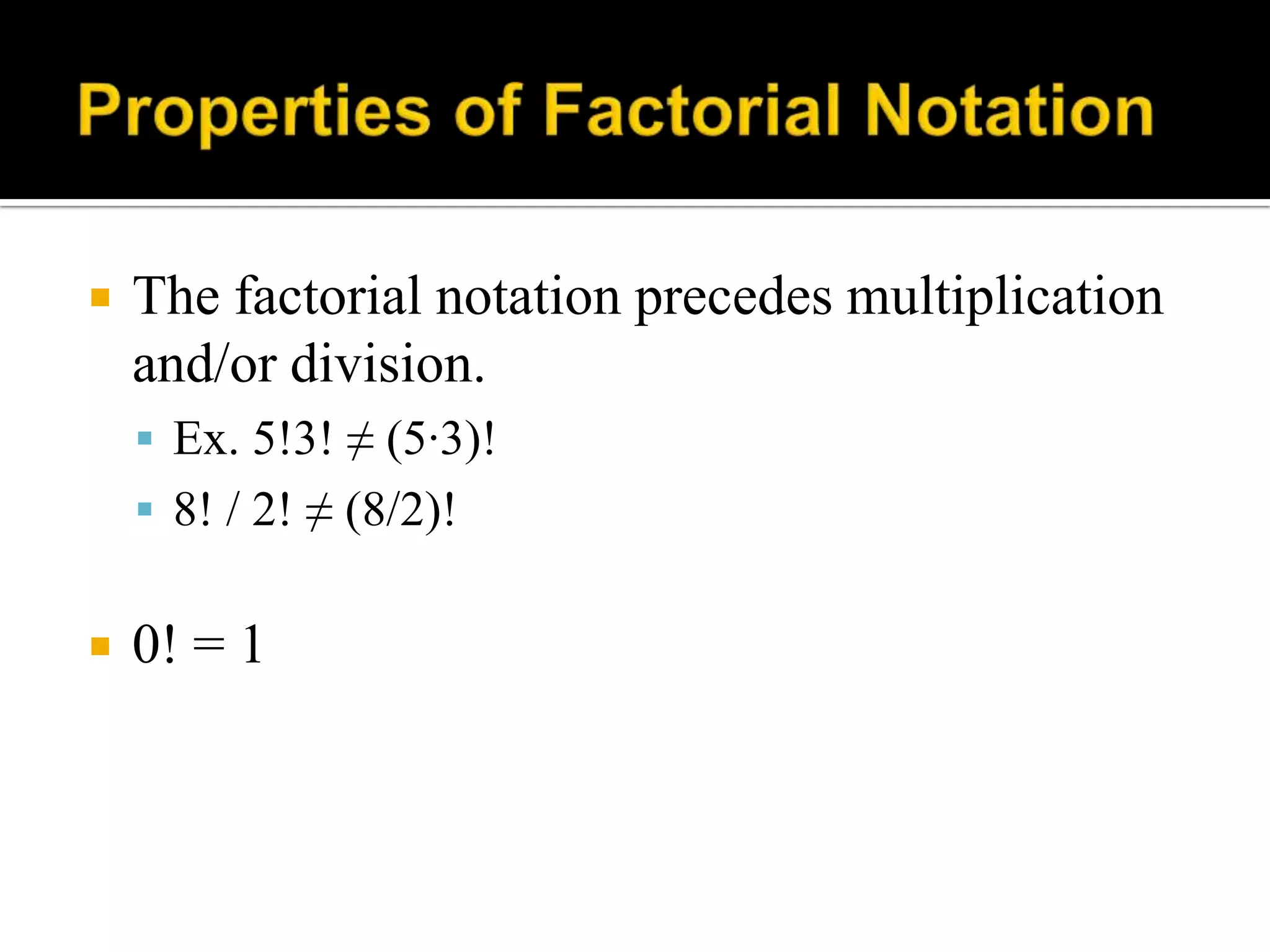 Basics of Counting Techniques | PPTX