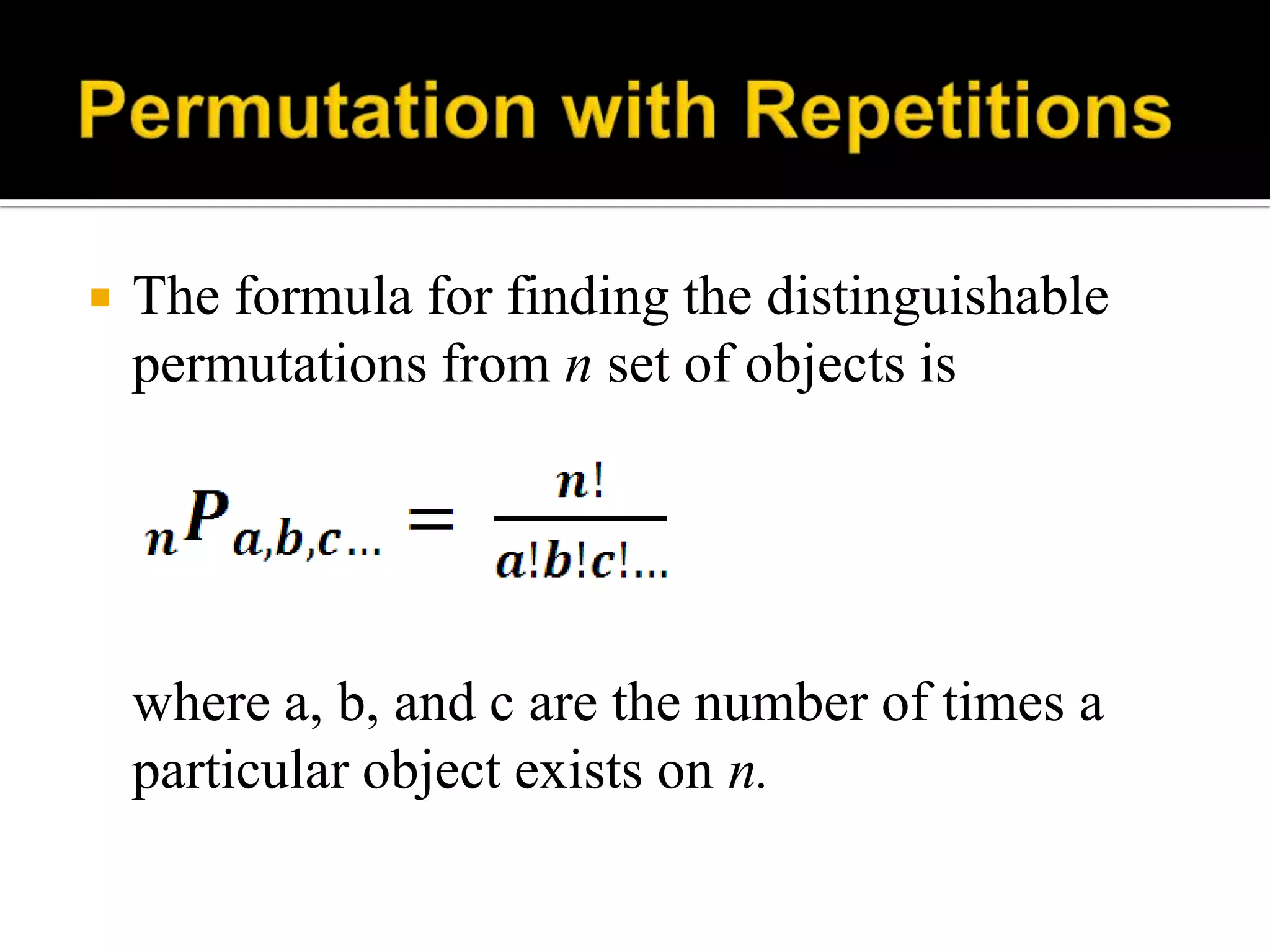 Basics of Counting Techniques | PPTX