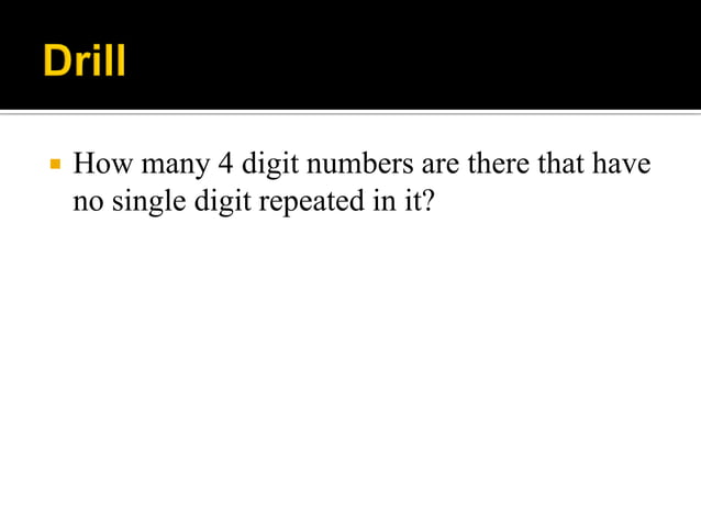 Basics of Counting Techniques | PPTX