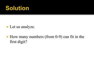 Basics of Counting Techniques | PPTX