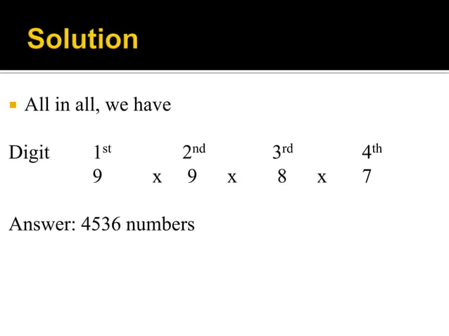 Basics of Counting Techniques | PPTX