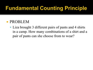 Basics of Counting Techniques | PPTX