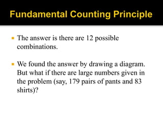 Basics of Counting Techniques | PPTX