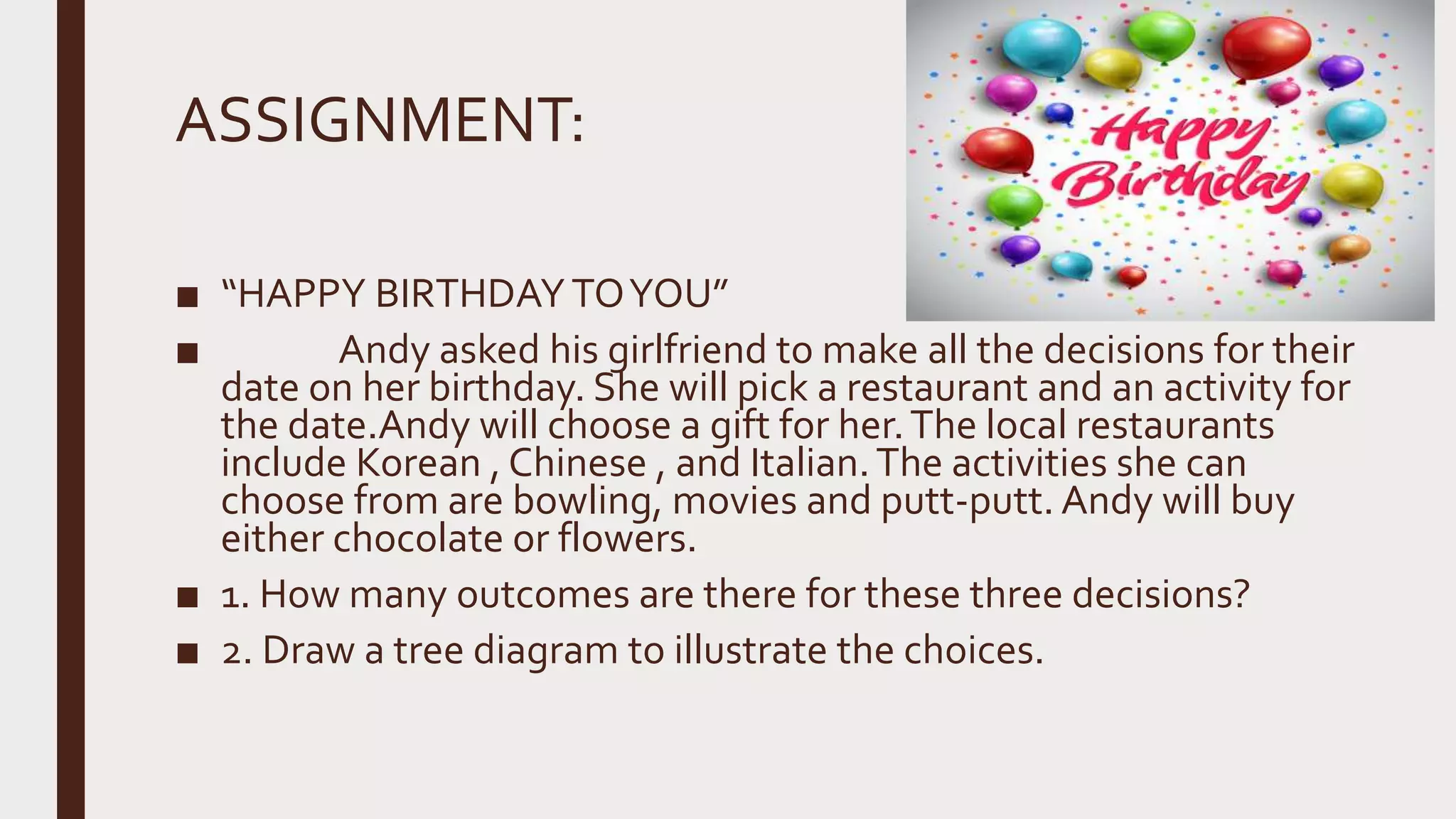 Counting techniques and probability | PPTX