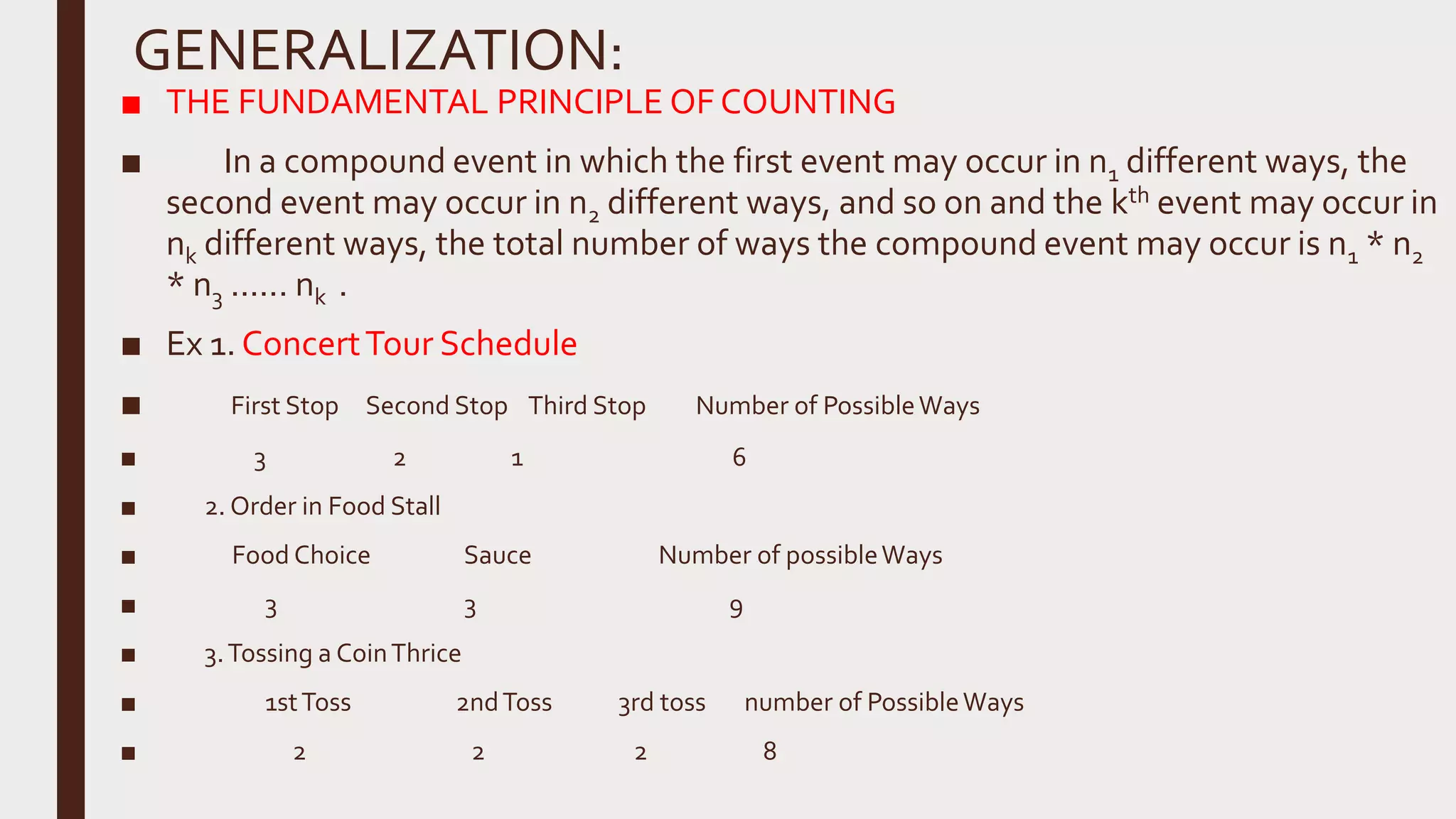 Counting techniques and probability | PPTX