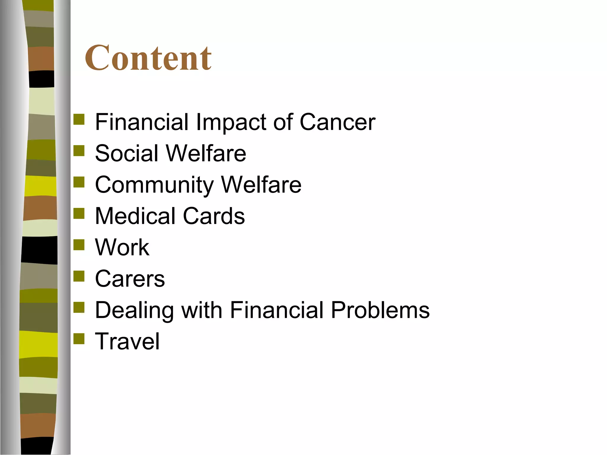 Counting the cost of cancer | PPT