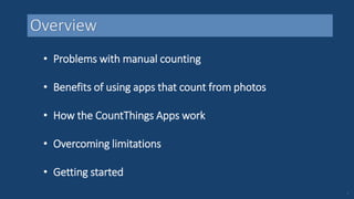 Count Things with a Camera! | PPTX | Photo Editing Software | Computer ...