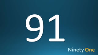 Counting to 100 | PPTX
