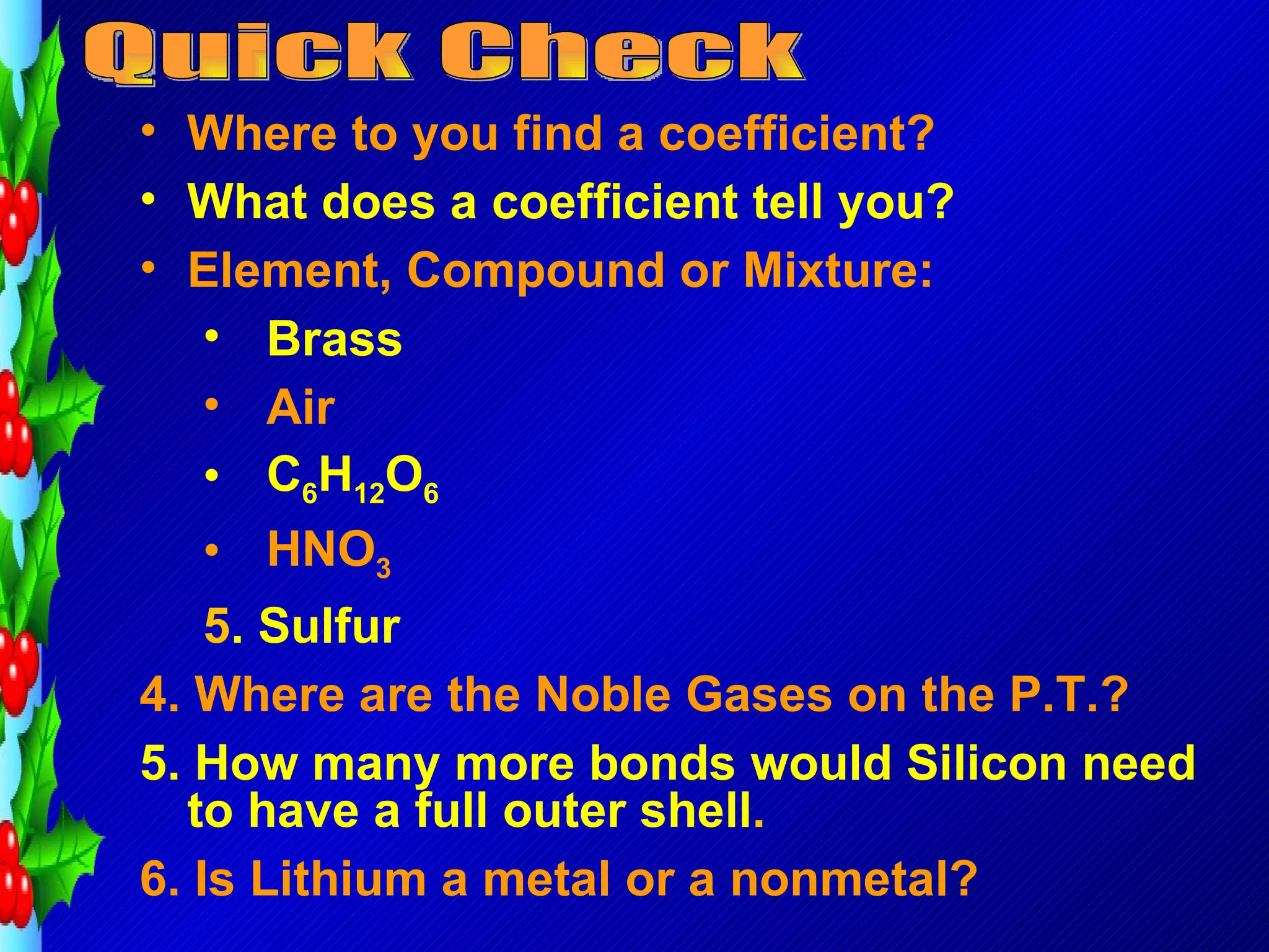 Counting Total Atoms in Compounds Day 2 | PPT