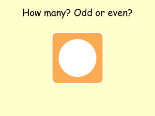 Counting using the numicon with numbers | PPT