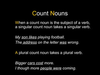 Count Nouns | PPT