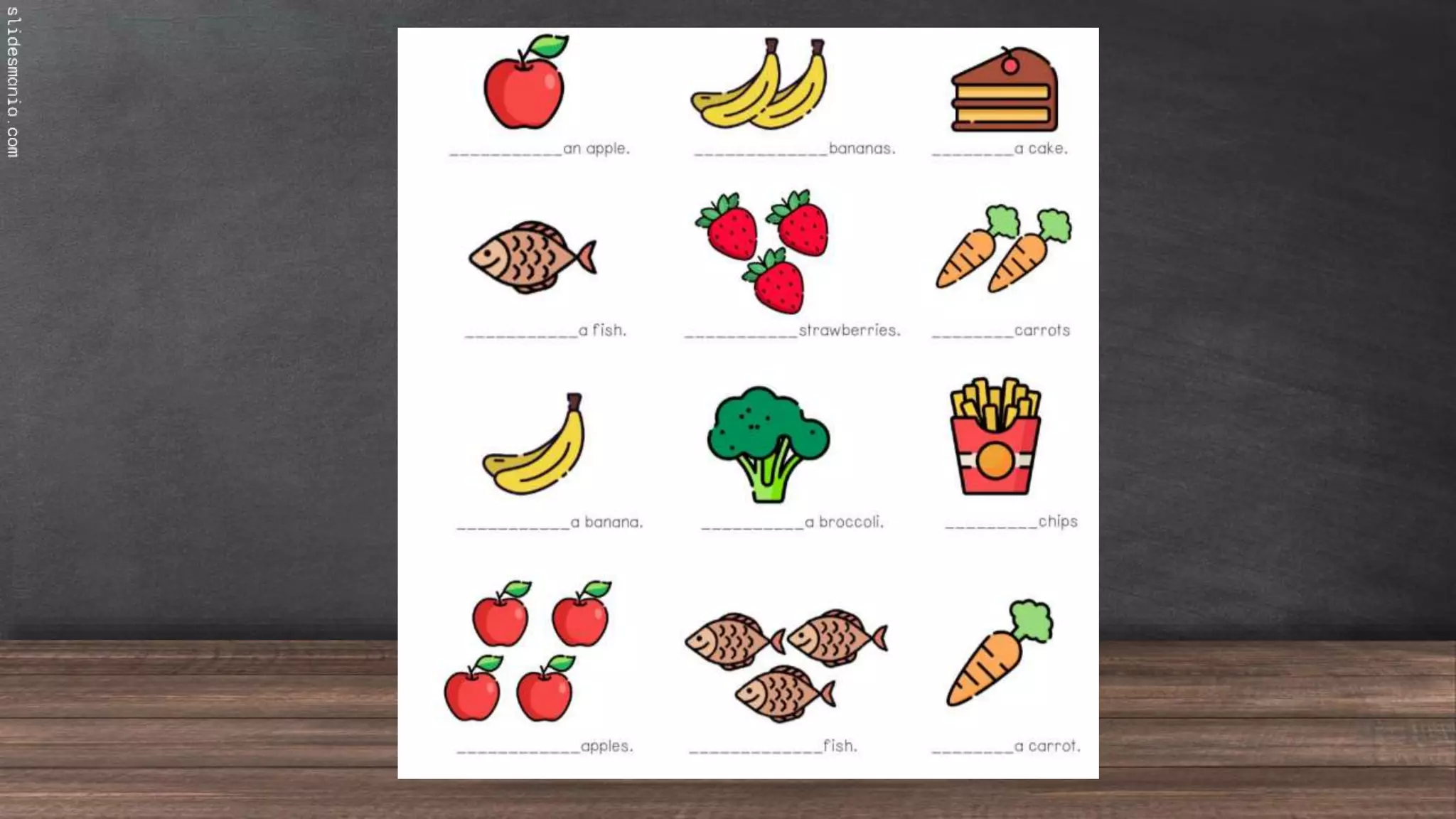 COUNTABLE FOOD THERE IS AND THERE ARE | PPTX