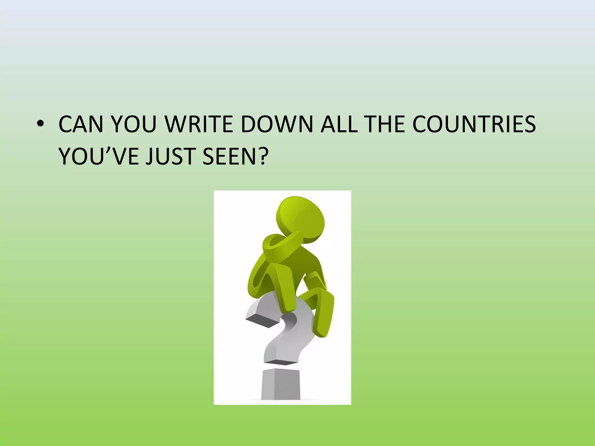 COUNTRIES | PPT | National & Civic Holidays | Holidays