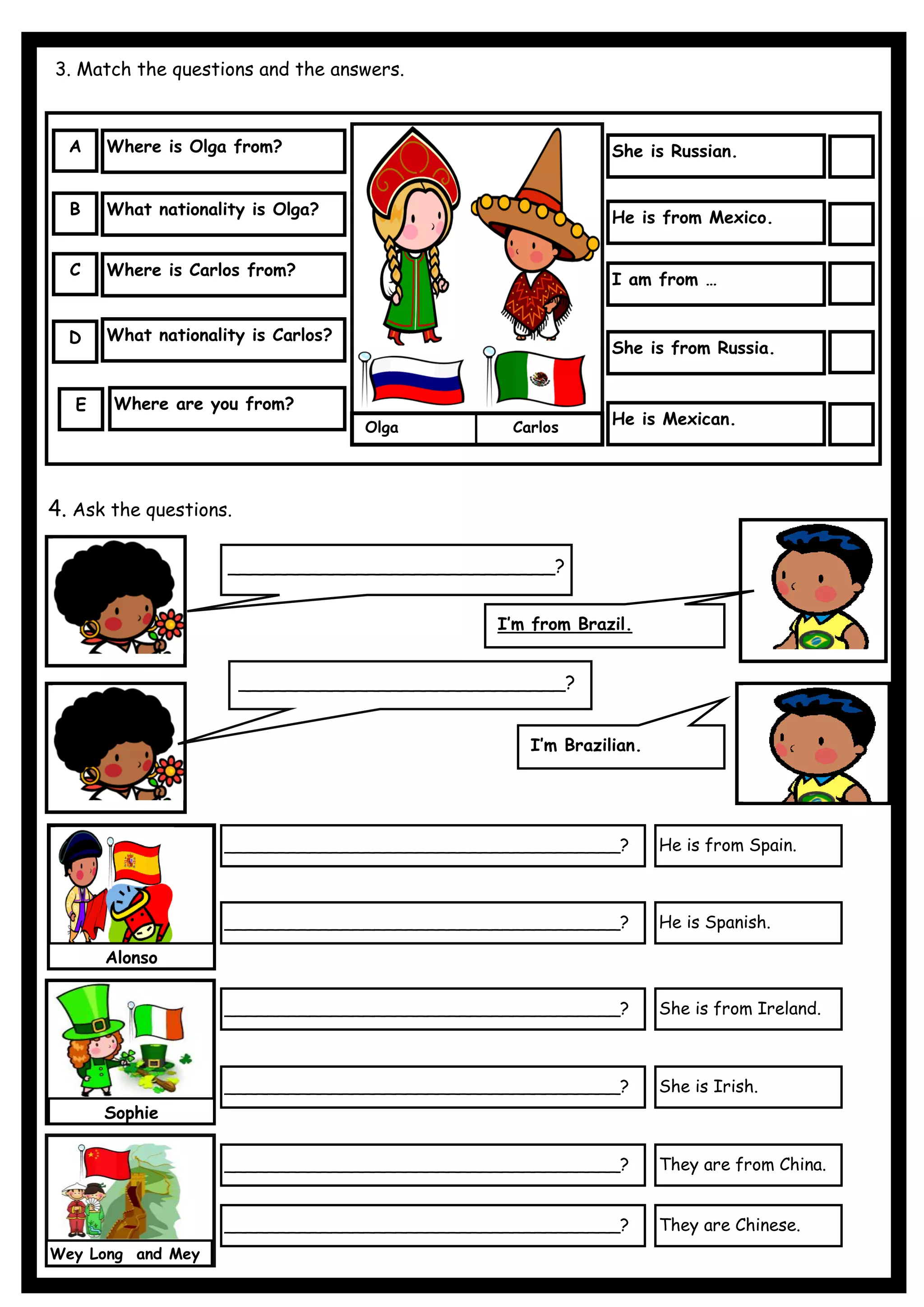 Countries and Nationalities | PDF