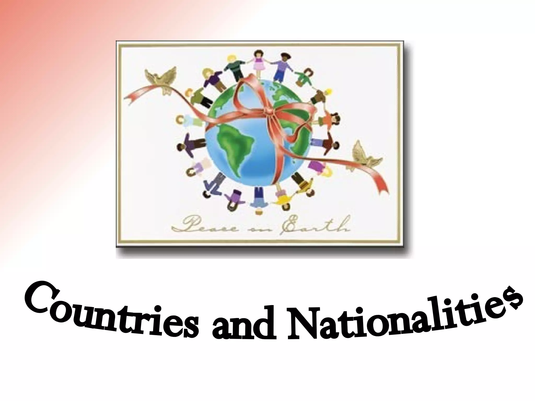 Countries And Nationalities | PPT