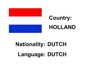 Countries and nationalities | PPT