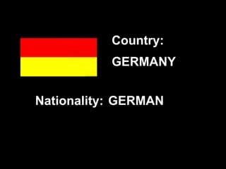 Countries- nationalities | PPT