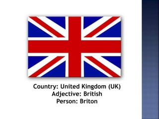 Countries and Nationalities | PPTX