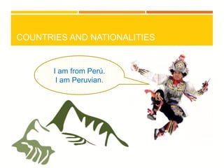 Countries and Nationalities | PPT